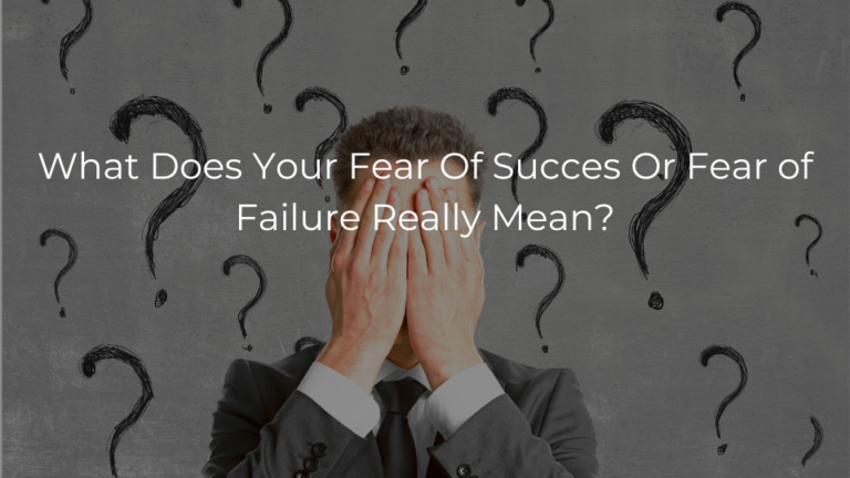 What Does Your Fear of Success or Failure Really Mean? - Seattle Rapid ...